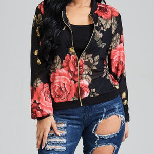 Jackets & Coats | Floral Jacket | Poshmark